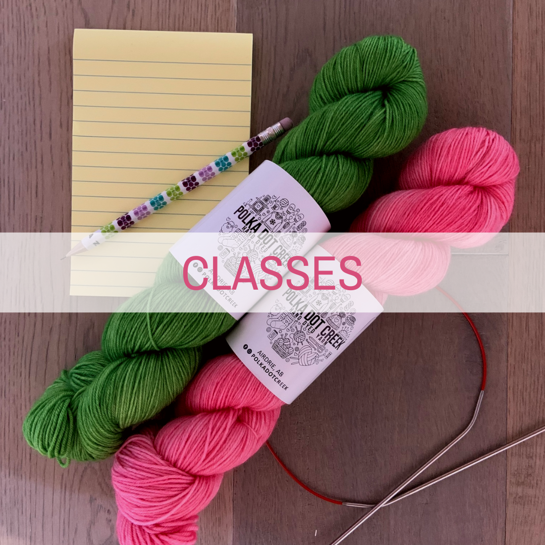 Classes – Polka Dot Creek Yarn