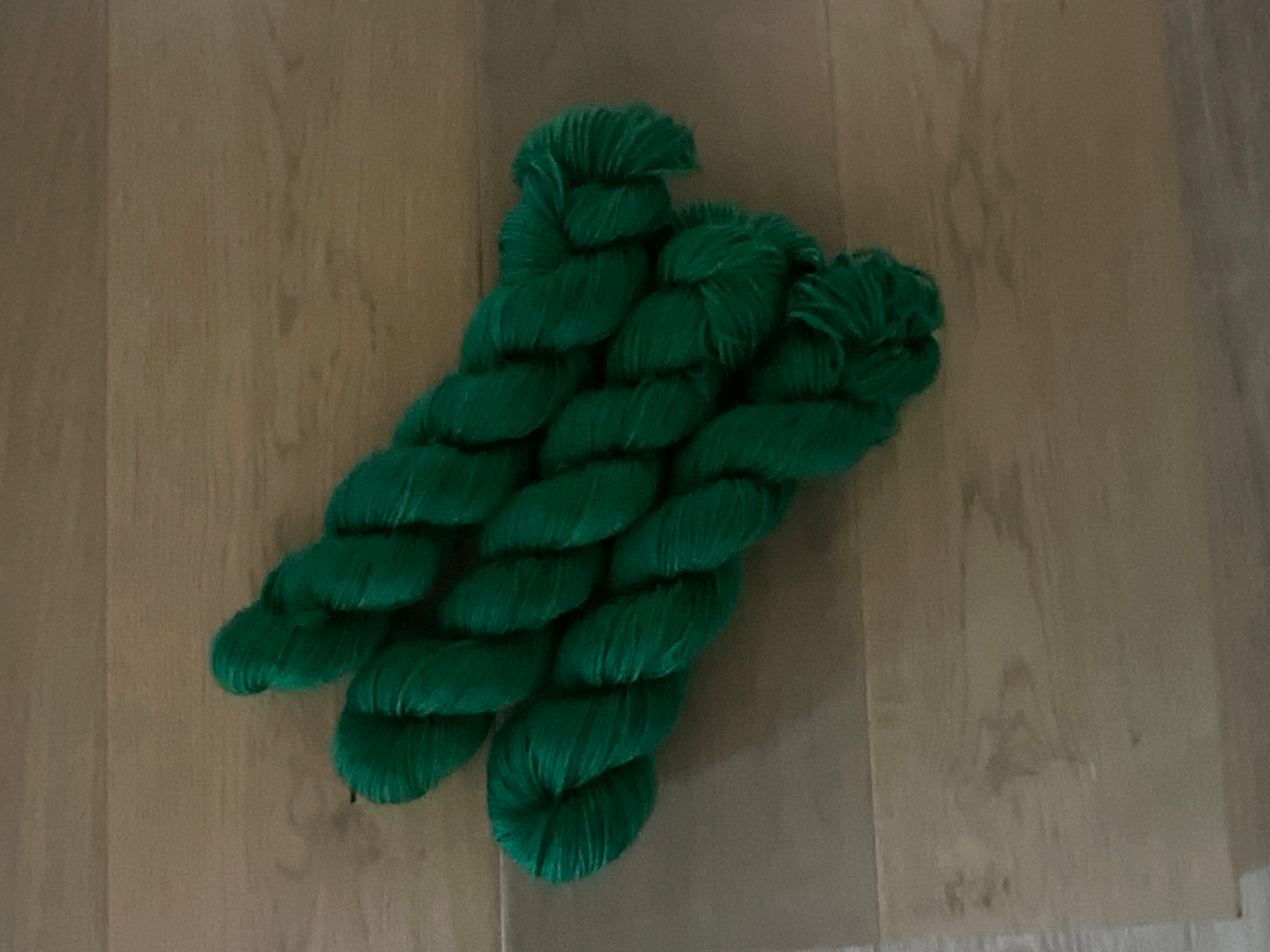 DK Kelly Green Yarn – Polka Dot Creek Yarn