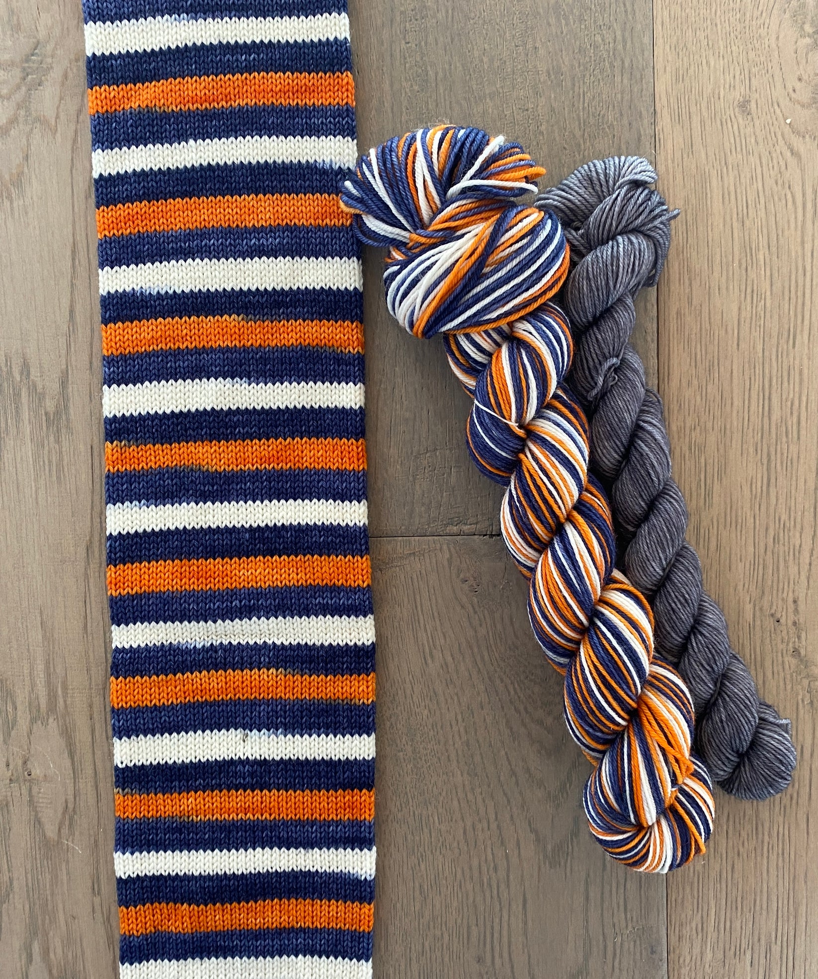 NHL Hockey Teams Self-Striping Sock Set – Polka Dot Creek Yarn